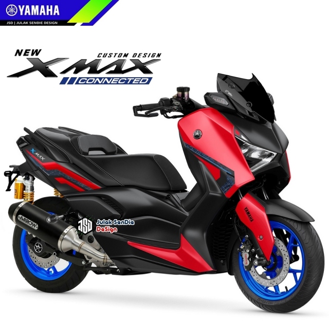 Yamaha XMAX Connected mới - phiên bản thể thao được tiết lộ | 2banh.vn