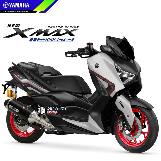 Yamaha XMAX Connected mới - phiên bản thể thao được tiết lộ | 2banh.vn
