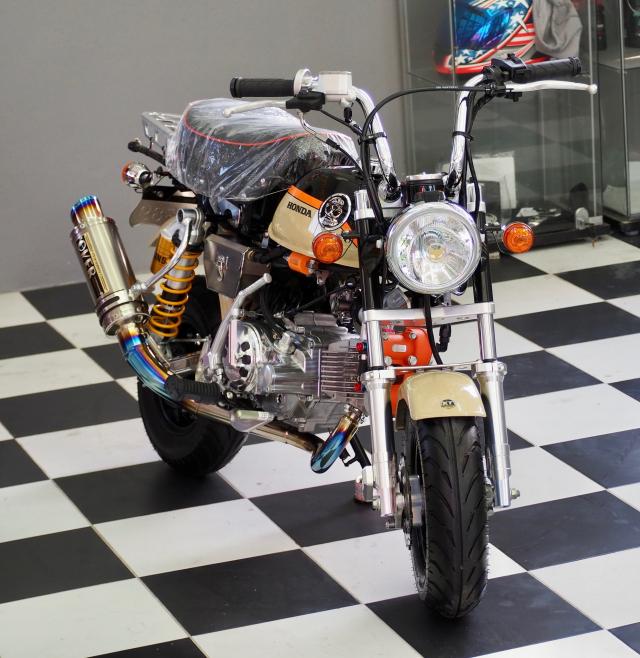 Monkey 50 và khối động cơ sinh ra từ sự kết hợp giữa Takegawa và Kitaco ...