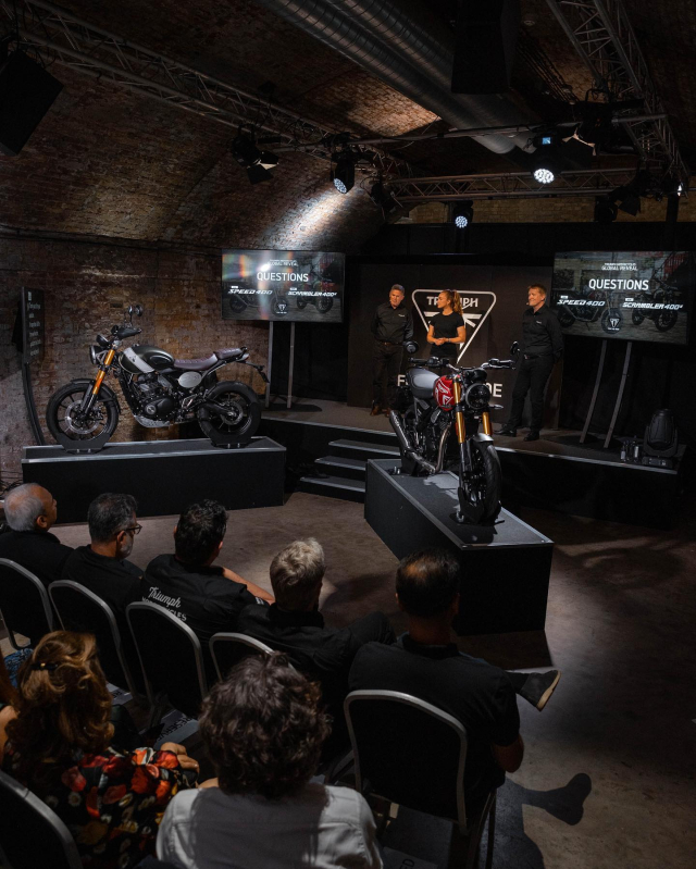 Triumph giới thiệu bộ đôi Speed 400 và Scrambler 400 X hoàn toàn mới ...