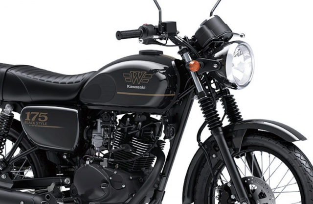 Kawasaki W175 Black Style 2024 chính thức ra mắt với giá chỉ bằng ...