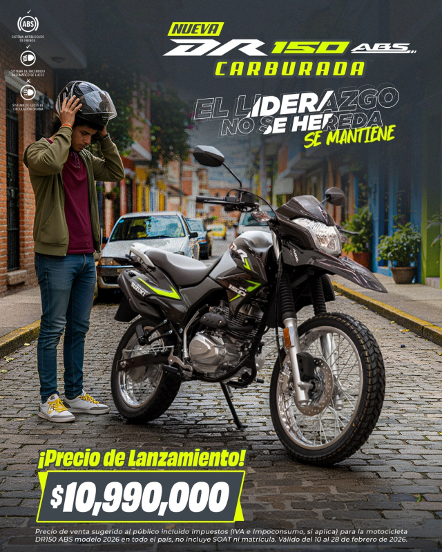 Suzuki DR150 ABS 2026 đối thủ nặng ký của Yamaha WR155R: Có ABS bánh ...